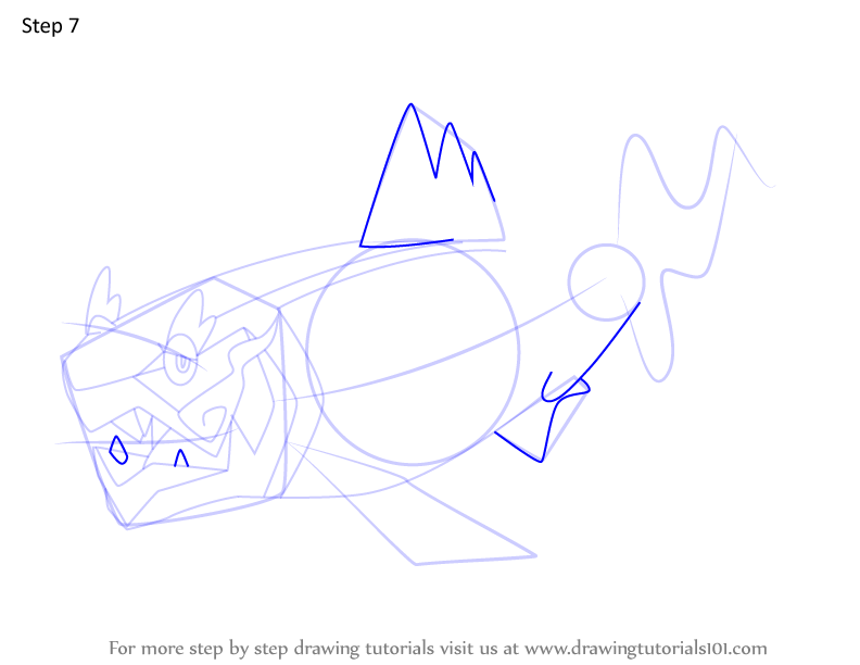 Step by Step How to Draw Basculegion Female from Pokemon ...