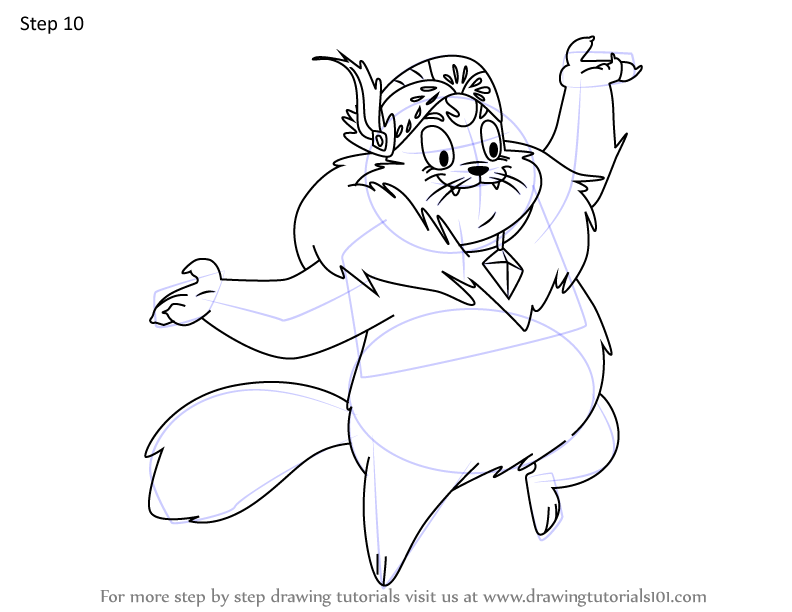 How to Draw Missy McWhiskers from Bunnicula (Bunnicula) Step by Step ...