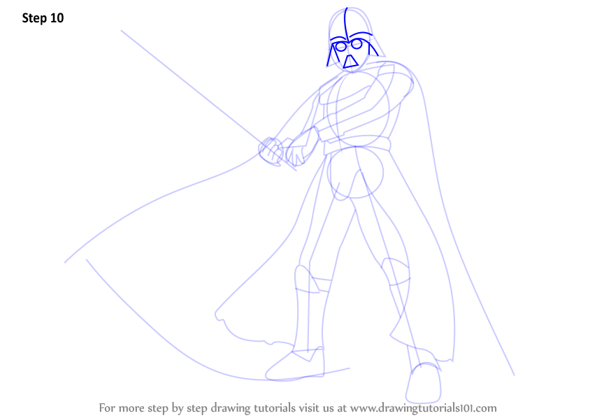 How to Draw Darth Vader from Star Wars (Star Wars) Step by Step ...